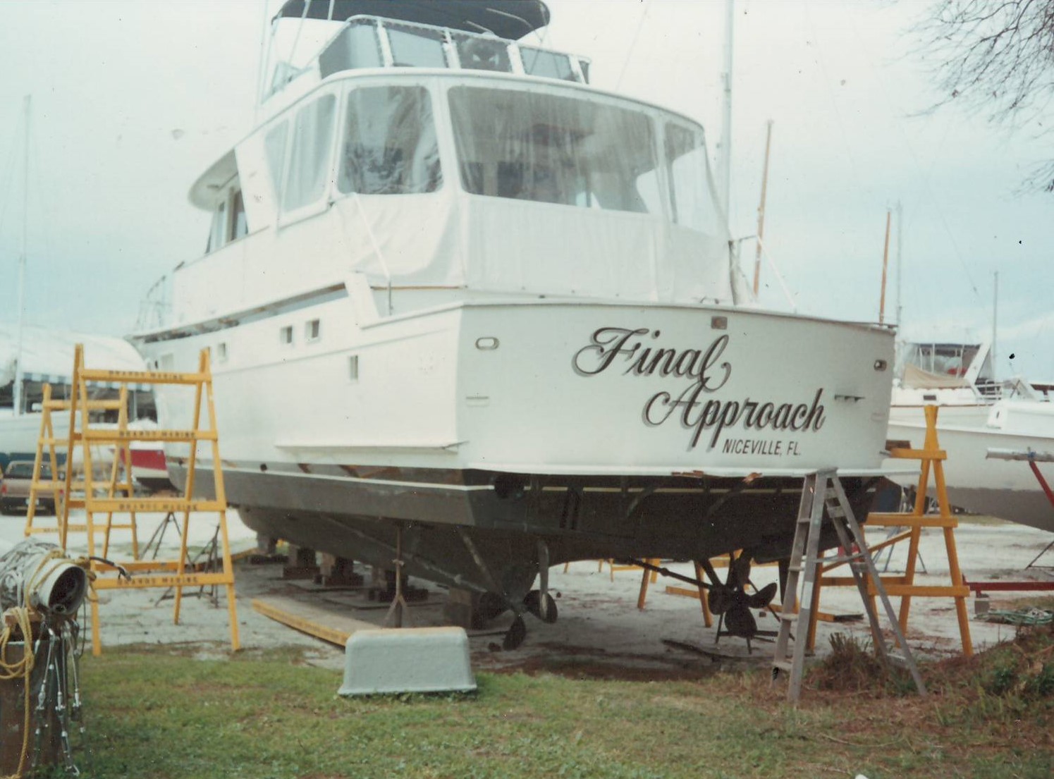 Some boats we painted in our marina 25 years ago ! | Brands Marine ...